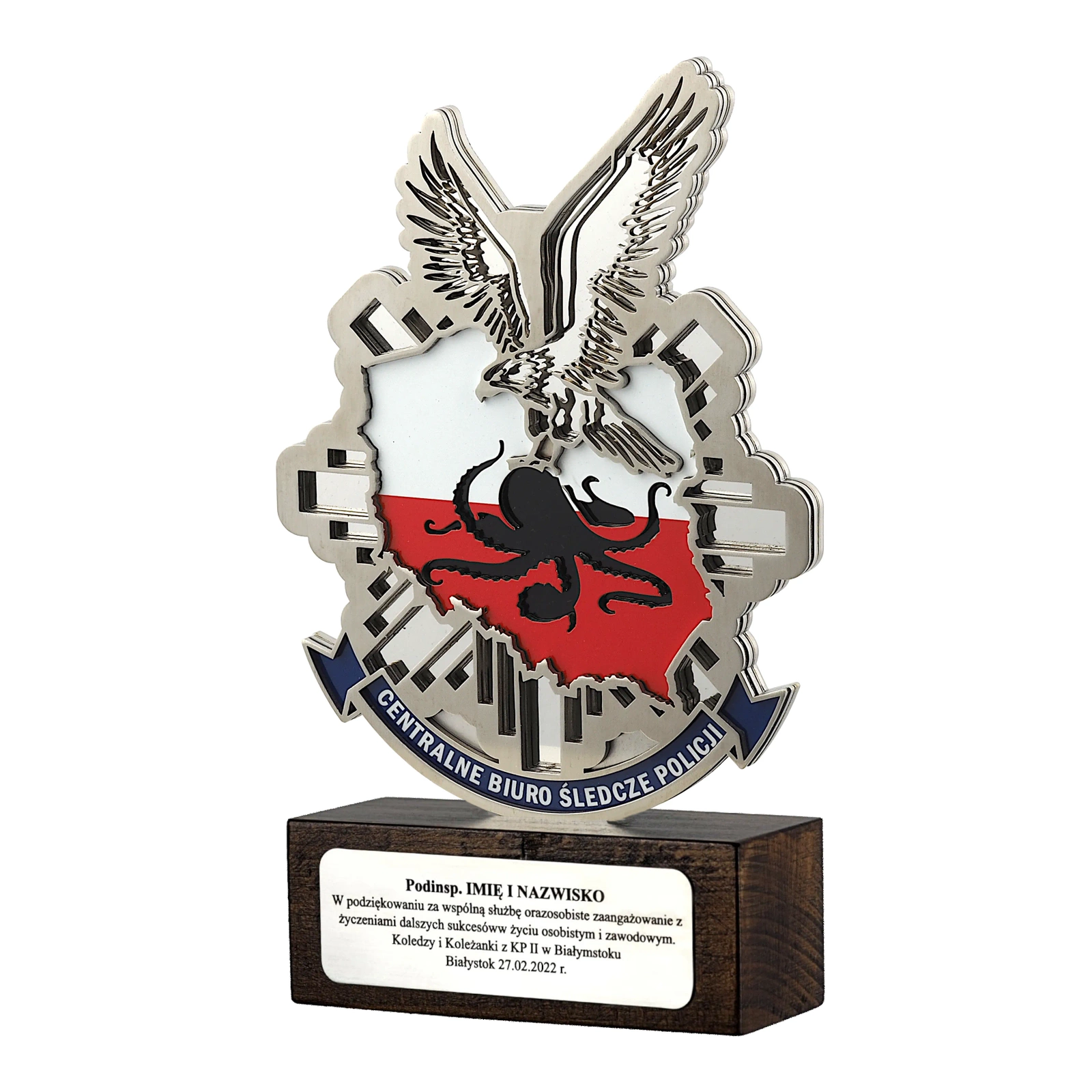 Statuetka CBŚP | Gadżety \ Statuetki | alaser.pl - Tworzymy z pomysłem